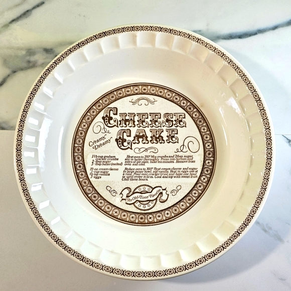 Royals | Dining | Royal China Jeannettecheese Cakepie Recipe Dish ...